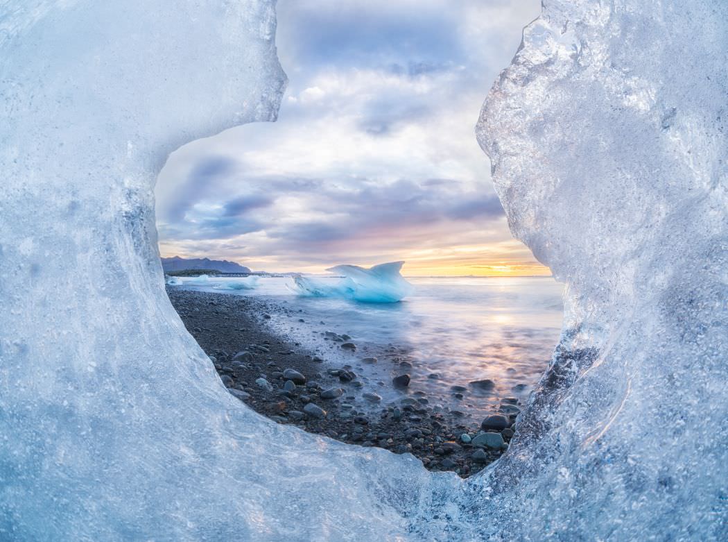 Ice on Diamond Beach, Jokulsarlon, Iceland